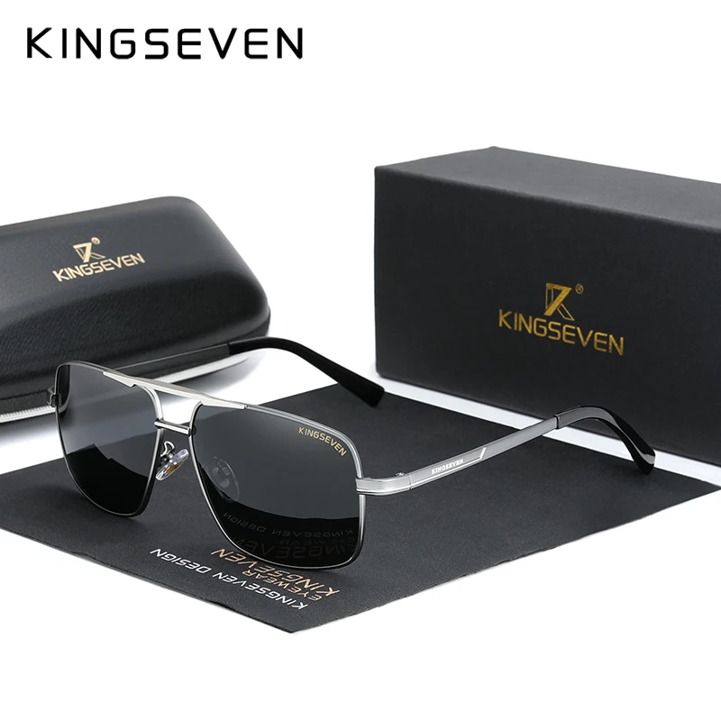 Мужские солнцезащитные очки KINGSEVEN, брендовые дизайнерские ...