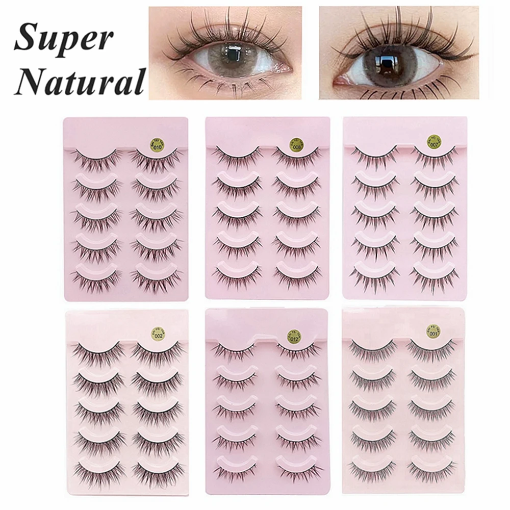 5-Pairs-False-Eyelashes-Super-Natural-Lashes-Faux-Cils-3D-Fake ...