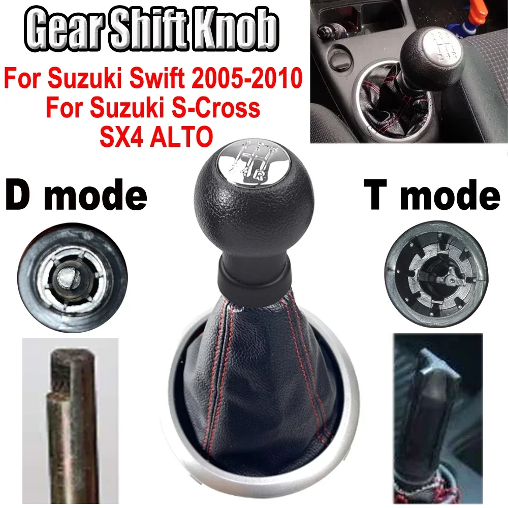 Auto-Parts-5-Speed-Gear-Shift-Knob-For-Suzuki-Swift-SX4-ALTO-S-Cross ...