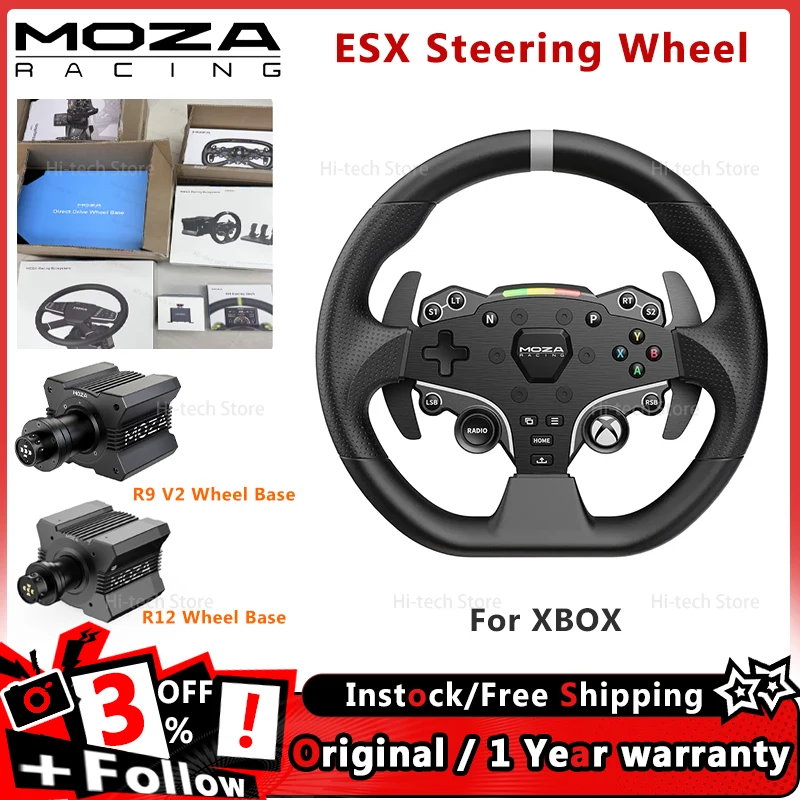 MOZA-Corrida-ESX-Volante-para-Xbox-22-Bot-es-Personaliz-veis-Dur-veis ...