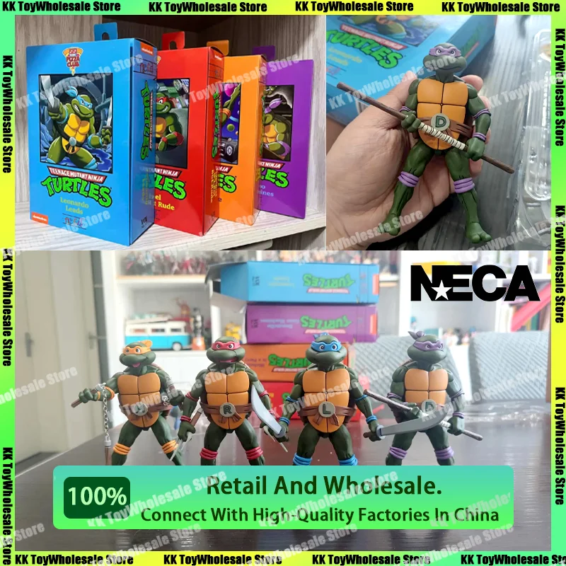 In-Stock-Neca-Pizza-Club-Turtles-Figures-Leonardo-Leads-Tmnt-Turtles ...