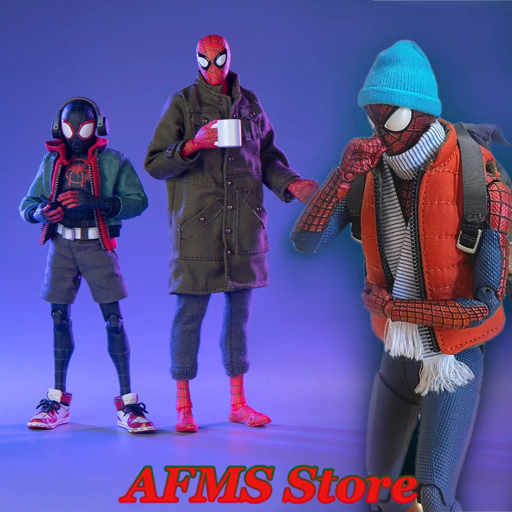 1-12-Men-Soldier-Spider-Boys-Vest-Jacket-Pants-Parallel-Universe-Miles ...