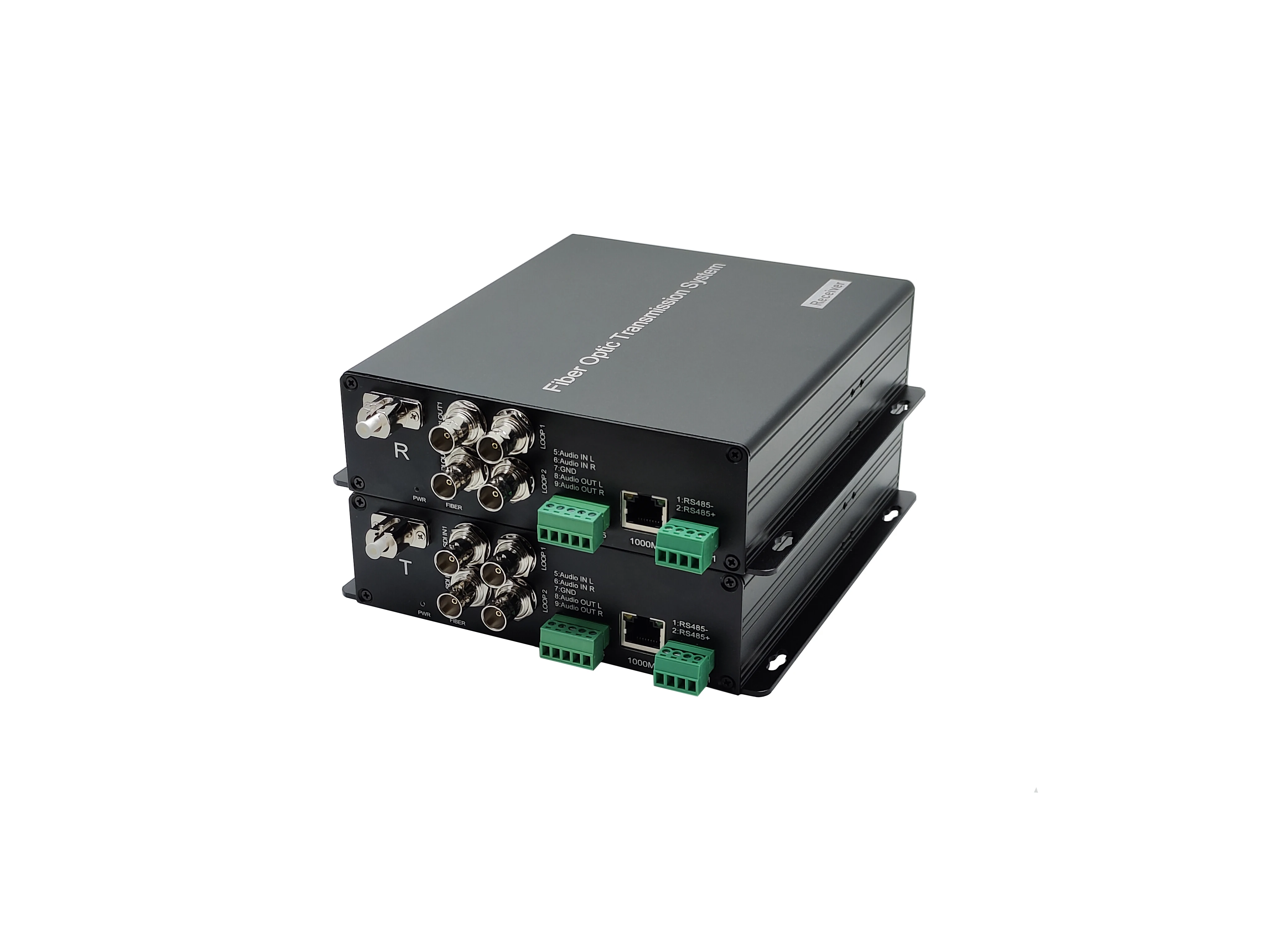 Broadcast-2-channels-3G-SDI-Gigabit-Ethernet-RS485-Video-Audio-Fiber ...
