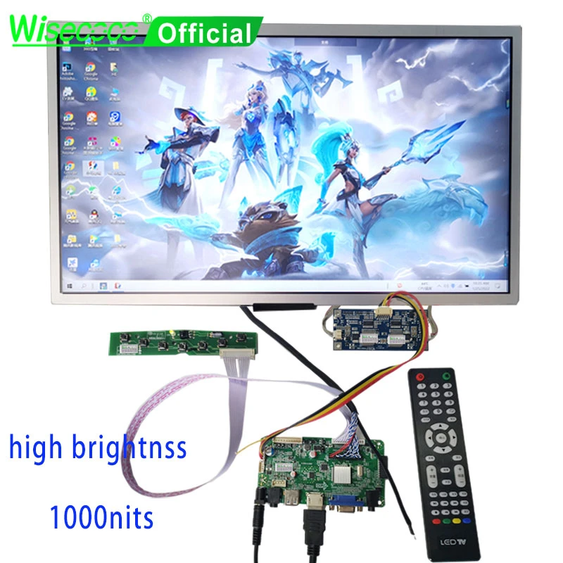 Wisecoco 18.5 Inch Lcd Display High Brightness 1000nits 1920x1080 Fhd ...