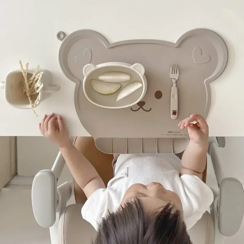 Food-Grade-Silicone-Baby-Bib-Table-Mat-Infant-Tiny-Diner-Portable ...