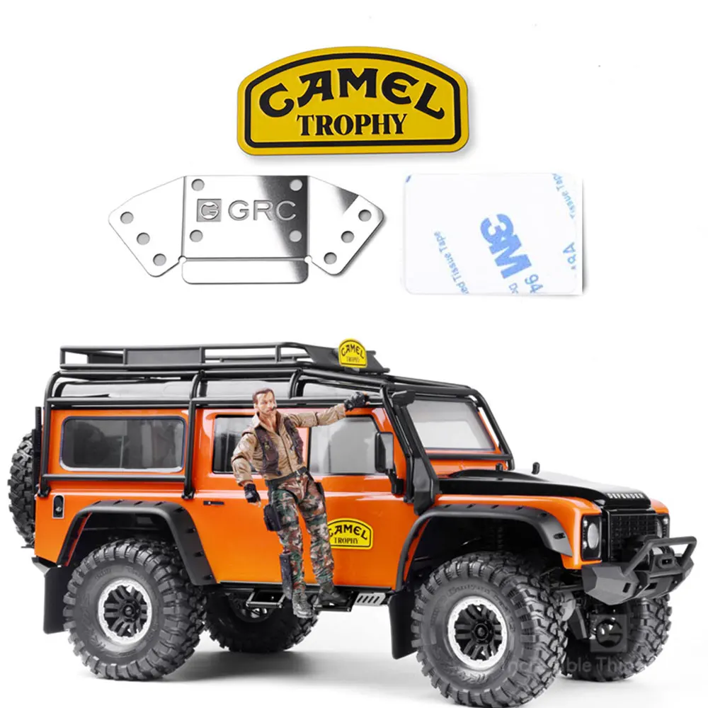 Camel Trophy Auto Logos Metal Sticker With Stents For 1/10 Rc Crawler ...