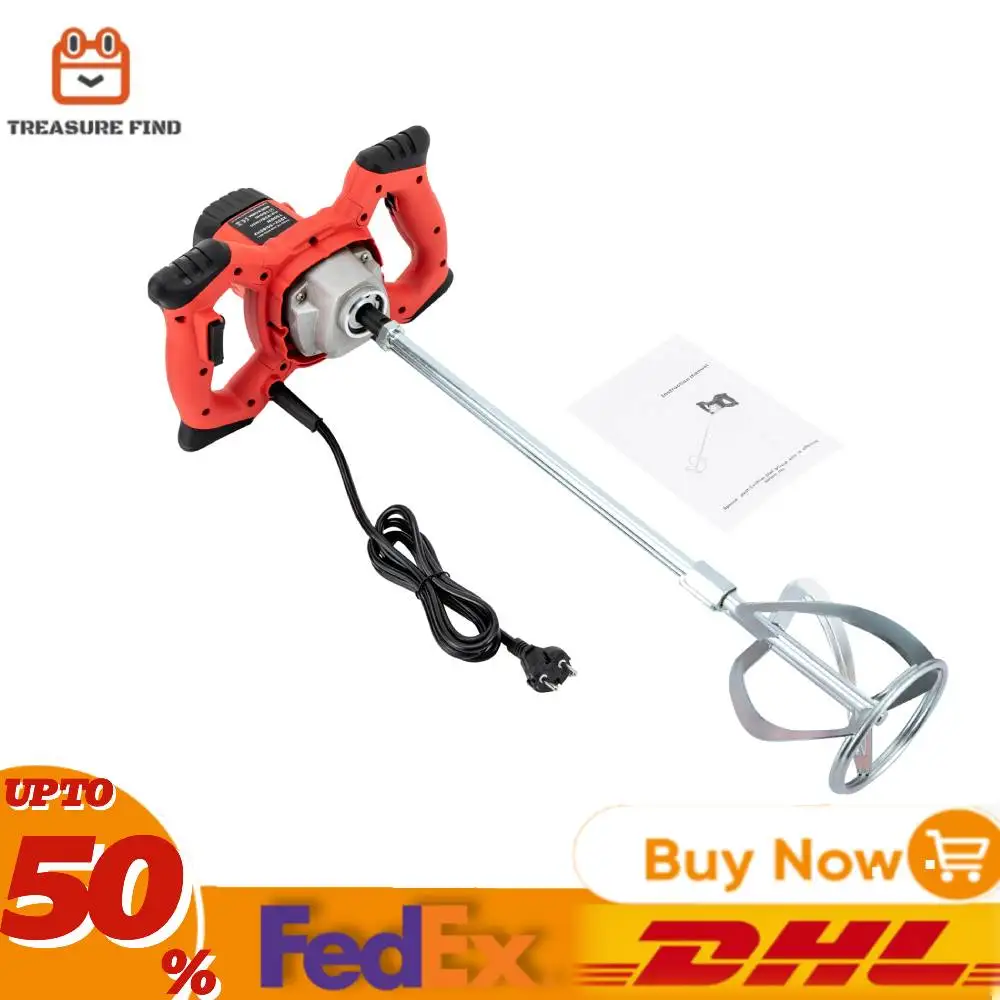 Electric-Concrete-Mixer-220V-1500W-6-Speed-Portable-Handheld-Cement ...