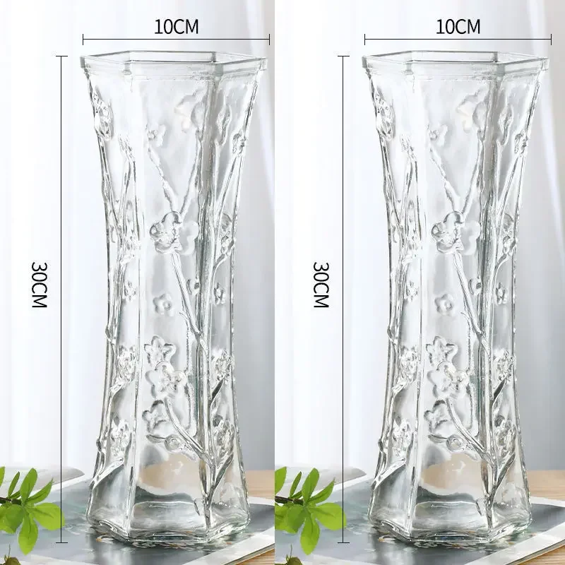 35Cm-High-Glass-Vase-Thickened-Living-Room-Flower-Arrangement ...