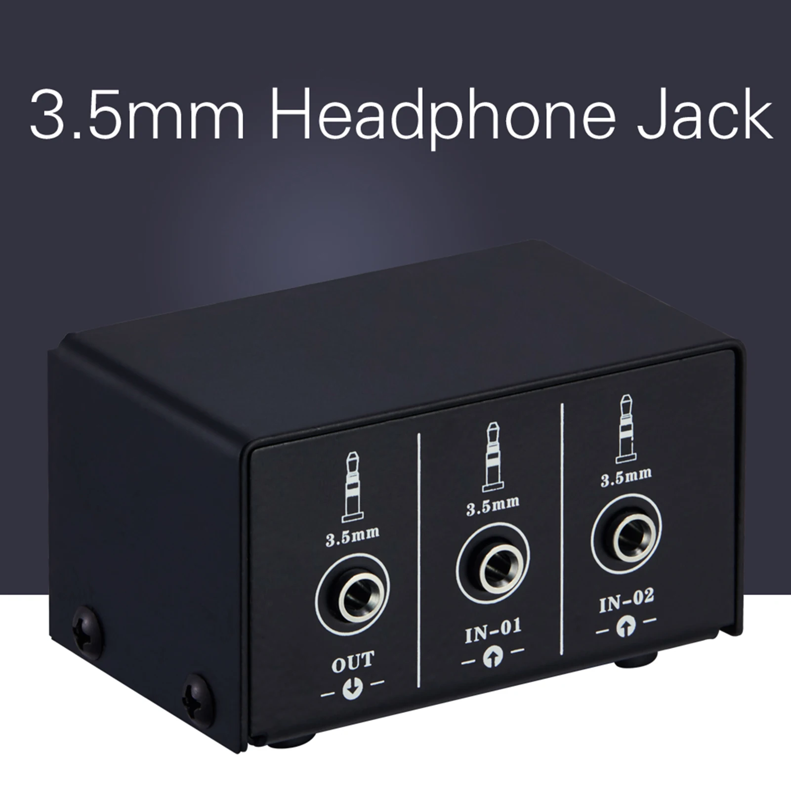 LYNEPAUAIO Audio Switcher RCA 2 in 1 Out / 1 in 2 Out A/B Switch Stereo ...
