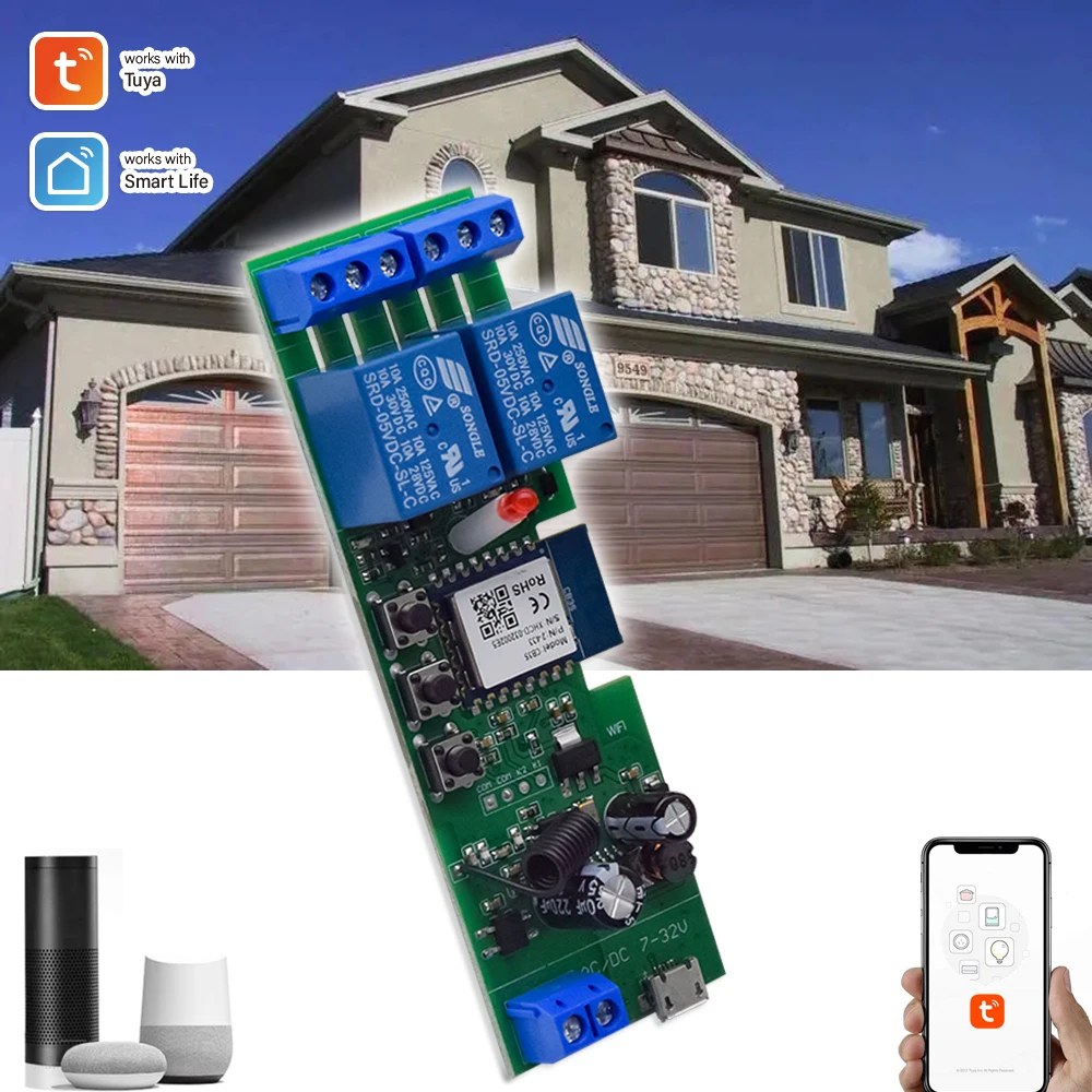 Tuya-WiFi-Garage-Door-Controller-Smart-Remote-Control-Switch-Gate ...