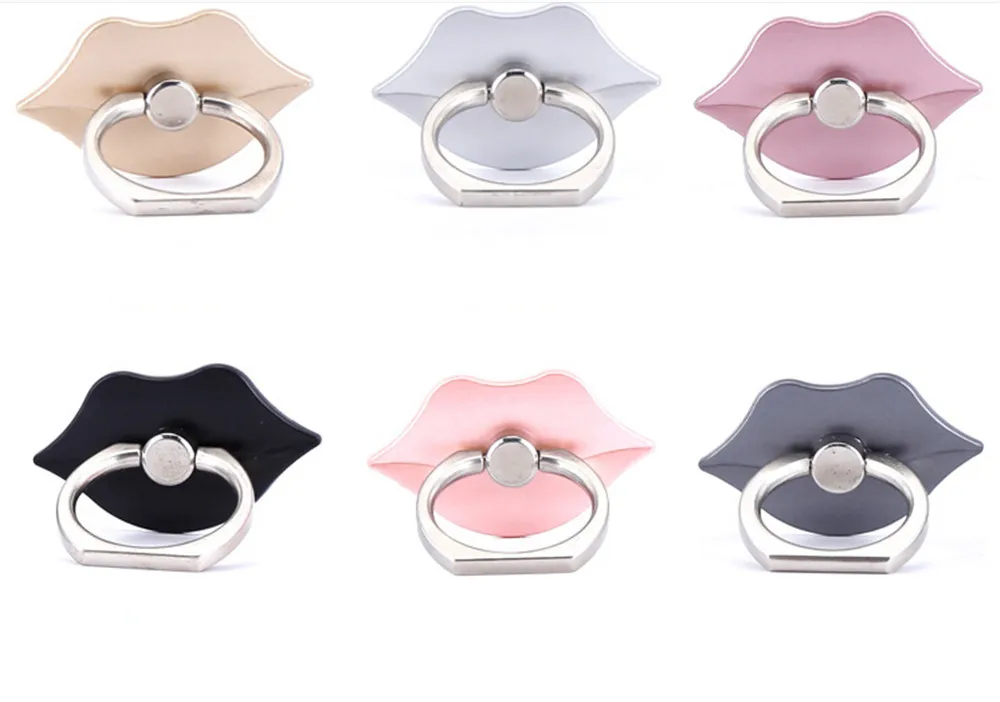 300pcs-Metal-Sexy-Lips-Mouth-Design-Finger-Ring-Phone-Holders-Stands ...
