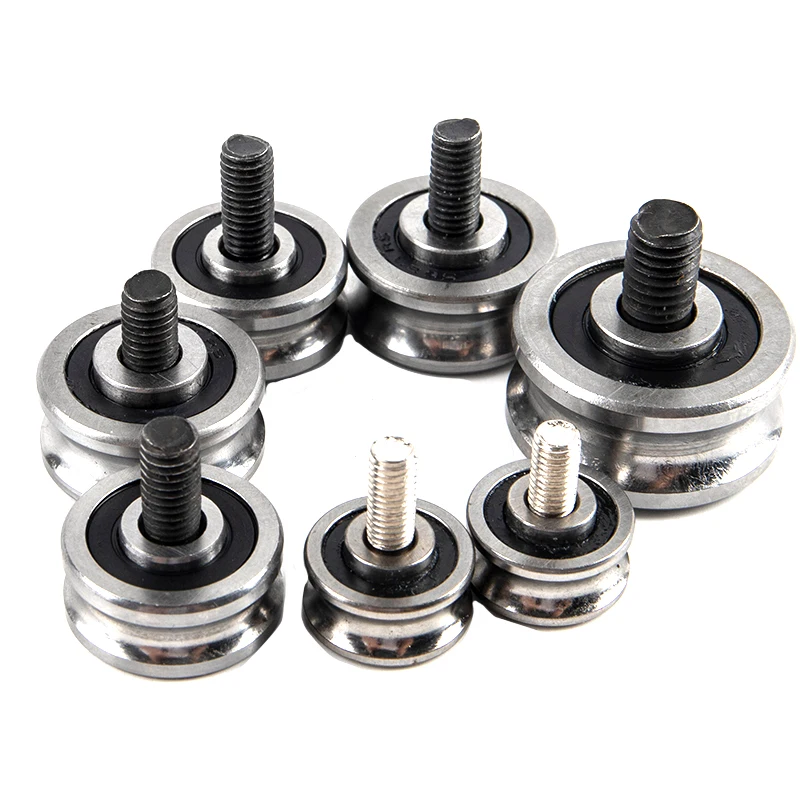 SG15 SG20 SG25 +M5 M6 M8 Screw Bolts Bearing Steel U Groove Pulley Ball ...