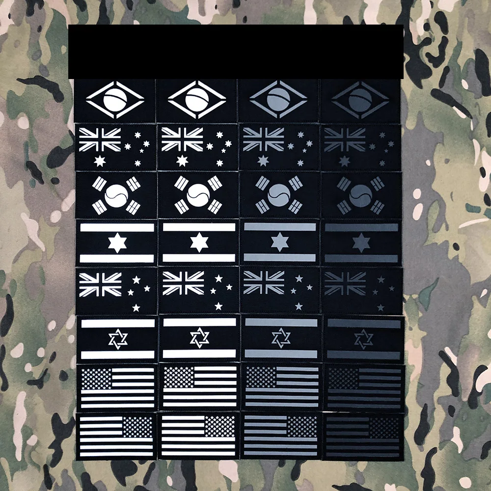 Black-Laser-Cut-IR-IFF-Infrared-Reflection-Luminous-USA-Israel ...