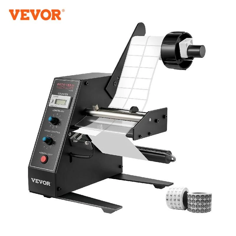 VEVOR Automatic Label Dispenser Device 140mm AL 1150D Portable Label ...