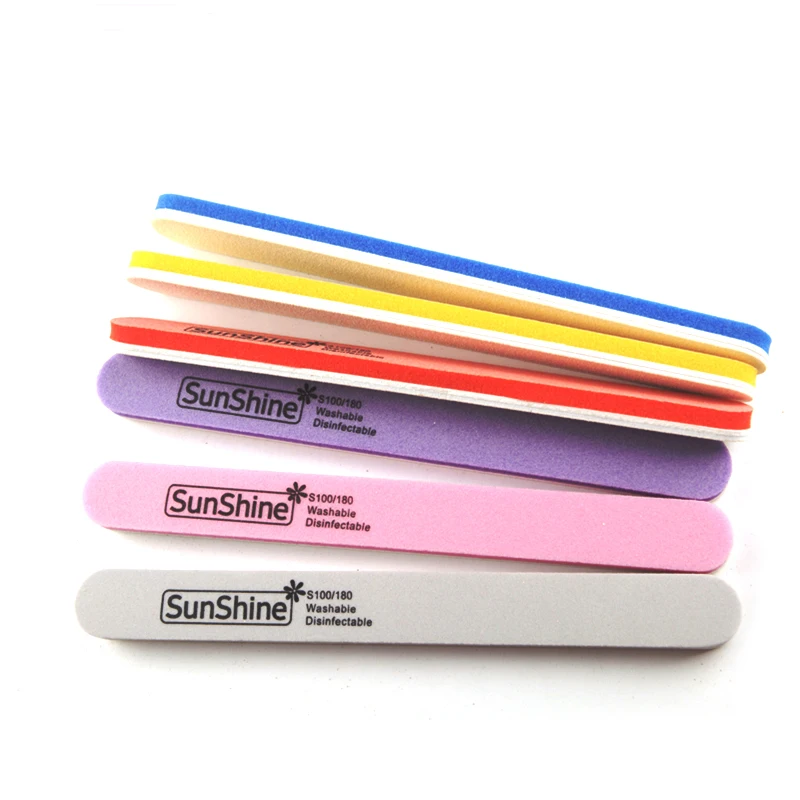 SunShine-10pcs-Double-sided-Nail-File-Blocks-Colorful-Sponge-Nail ...