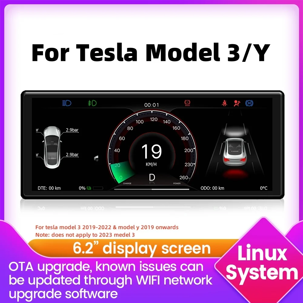 HUD-For-Tesla-Model-3-2019-2022-Model-Y-2019-2024-Accessory-Smart ...