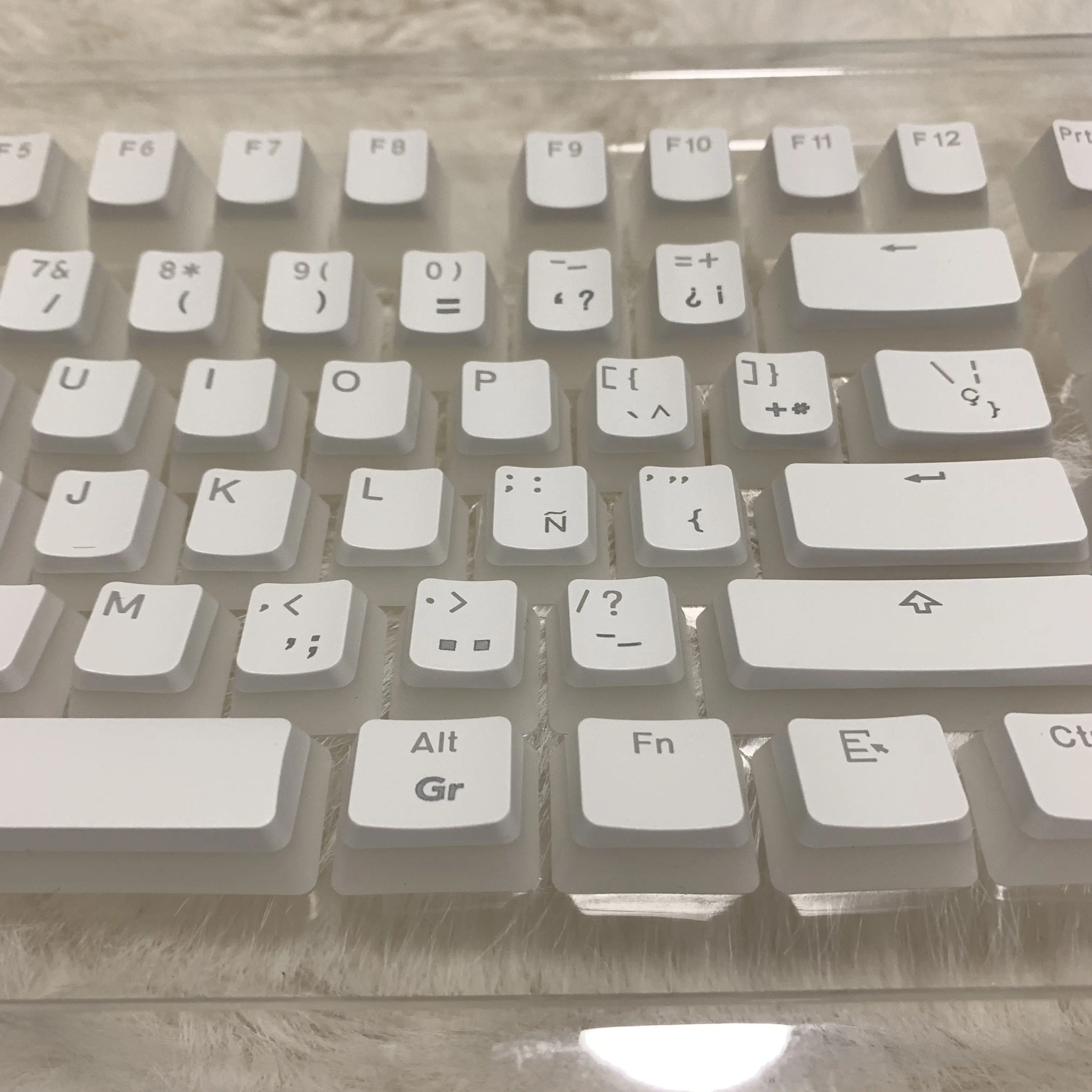 Keycaps-Spanish-Layout-Pudding-Keycap-for-Mechanical-Keyboards-Keycap ...