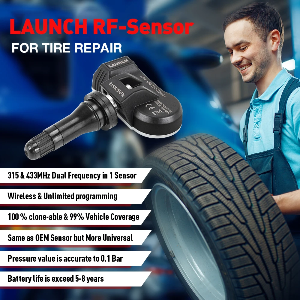 LAUNCH-X431-2-in-1-RF-SENSOR-315MHz-433MHz-TPMS-Sensor-Tire-Repair ...