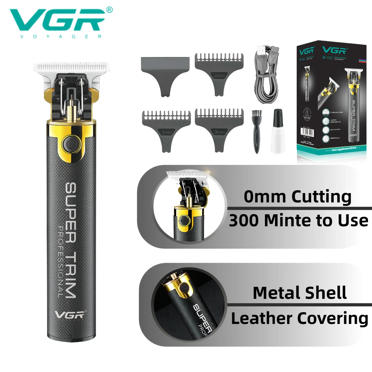 VGR-maquina-de-cortar-cabelo-maquina-cortar-cabelo-profissional-Aparador-de-cabelo-Recarreg-vel ...
