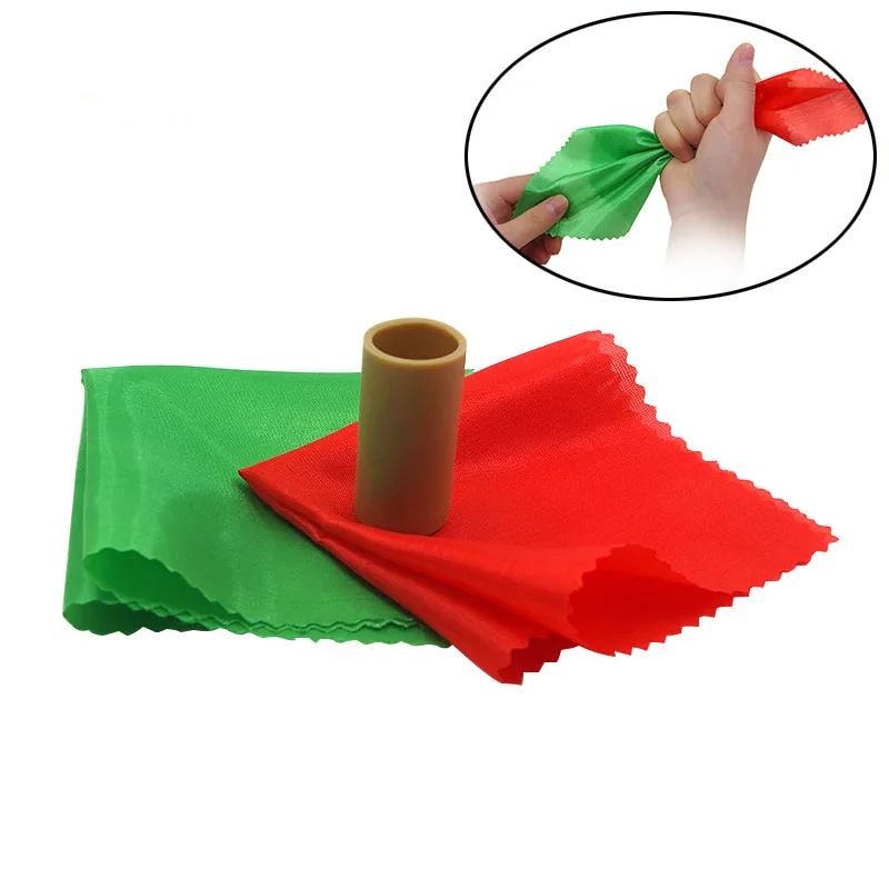 1-set-Double-Color-Changing-Hanky-Silk-Magic-Tricks-Close-Up-Illusion ...