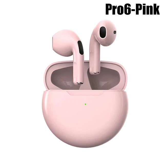 Original Air Pro 6 Wireless Headphones with Mic Touch Control Earbuds ...