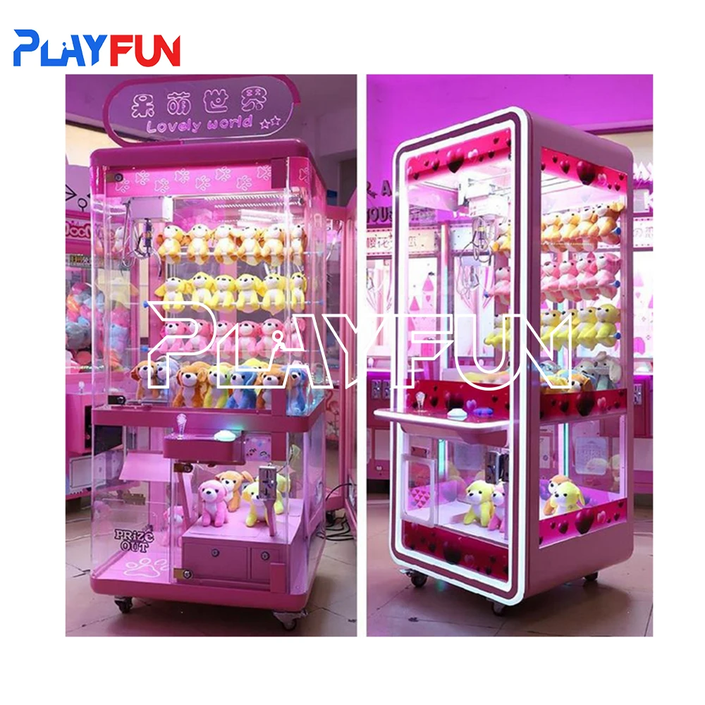 Coin-Operated-Games-Luxury-Full-Transparent-Doll-Claw-Vending-Machine ...