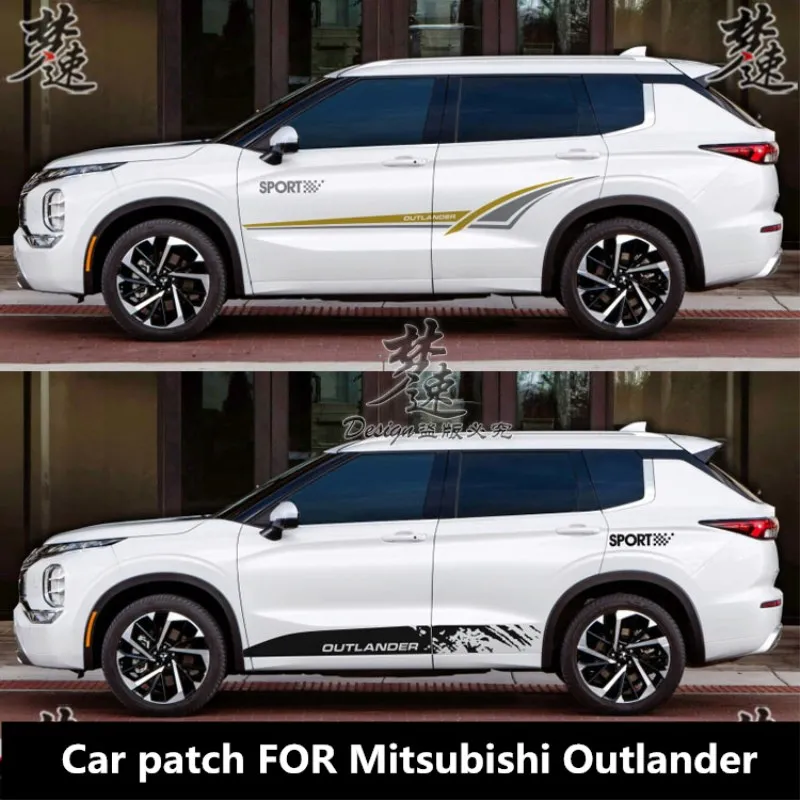 New car stickers FOR Mitsubishi Outlander 2023 body appearance ...