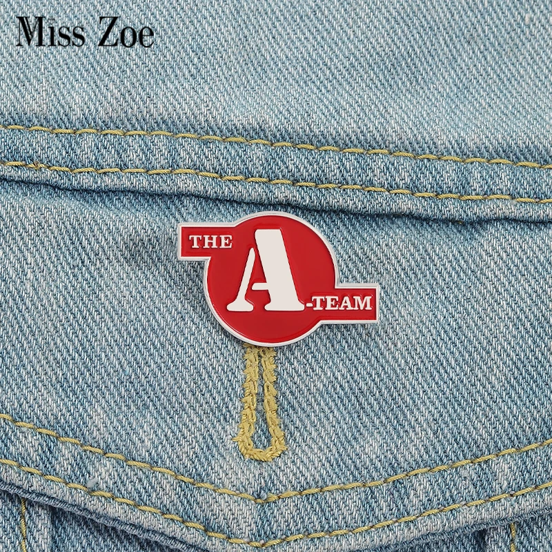 THE A-TEAM Enamel Pins Custom American Comedy Movies Brooches Lapel ...