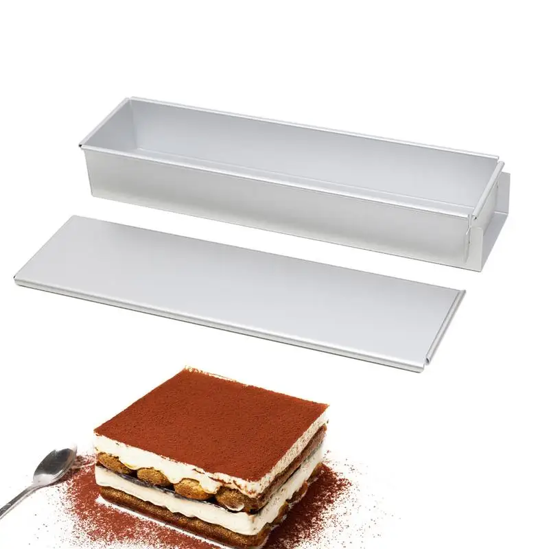 Pan-Bakeware-Rectangular-Cake-Pan-Bread-Pan-Mousse-Mold-With-Lid-Non ...