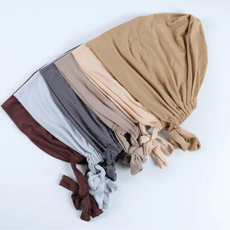 Soft-Inner-Muslim-Women-Hijab-Cap-Islamic-Head-Wear-Hat-Underscarf ...
