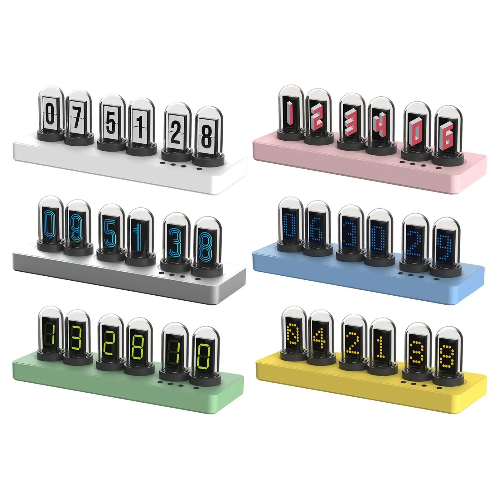 Nixie-Tube-Clock-Vintage-Room-Decor-USB-Powered-Creative-Electronic ...