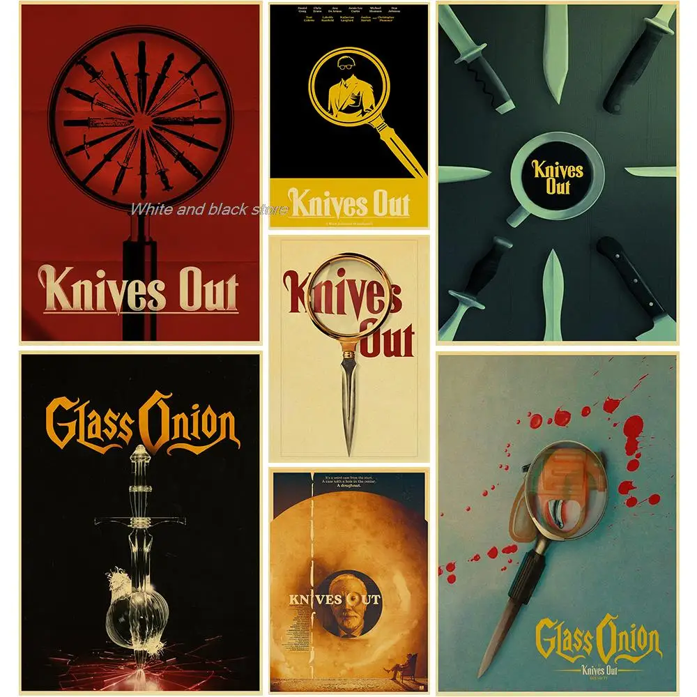 Movie-Knives-Out-Posters-Nostalgia-Copper-Cafe-Paper-Poster-Coffee ...