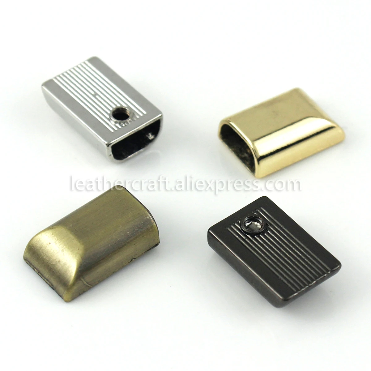 10pcs-Metal-Zipper-Stopper-Zipper-Tail-Clip-Plug-Head-with-Screw-DIY ...