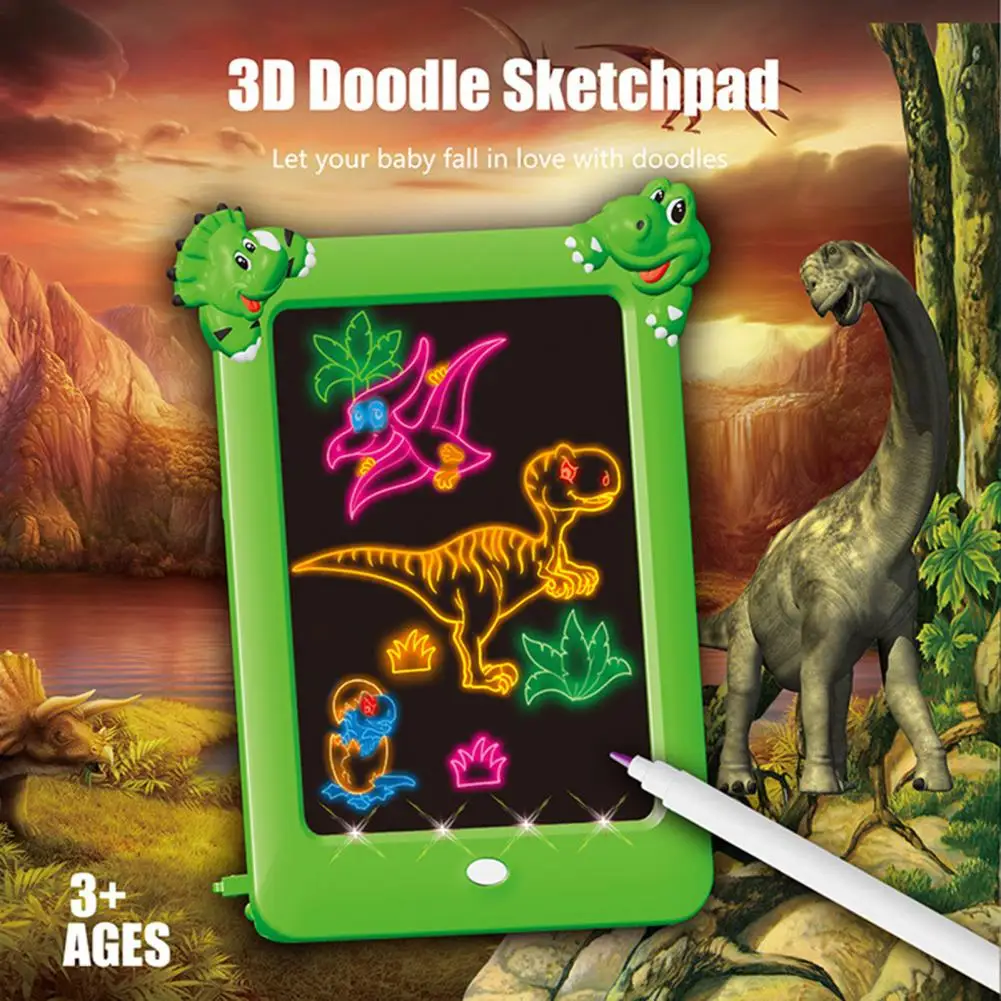 9-Inch-LCD-Writing-Tablet-8-5-Inch-Children-s-Dinosaur-Cartoon-Graffiti ...