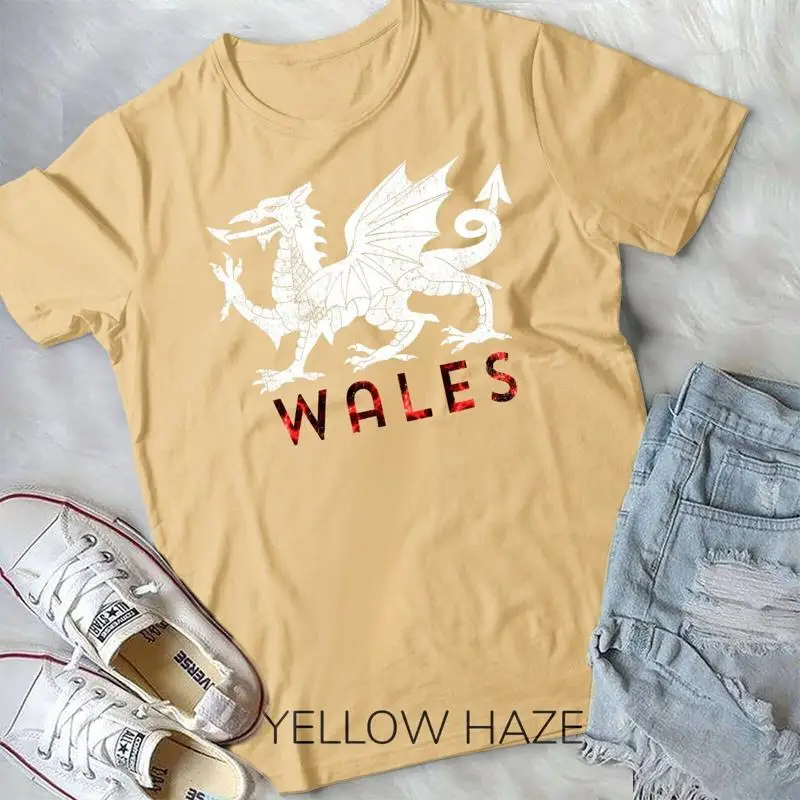 Distressed Rugby Welsh Tshirt Cymru Flag of Wales T Shirt Unisex T ...