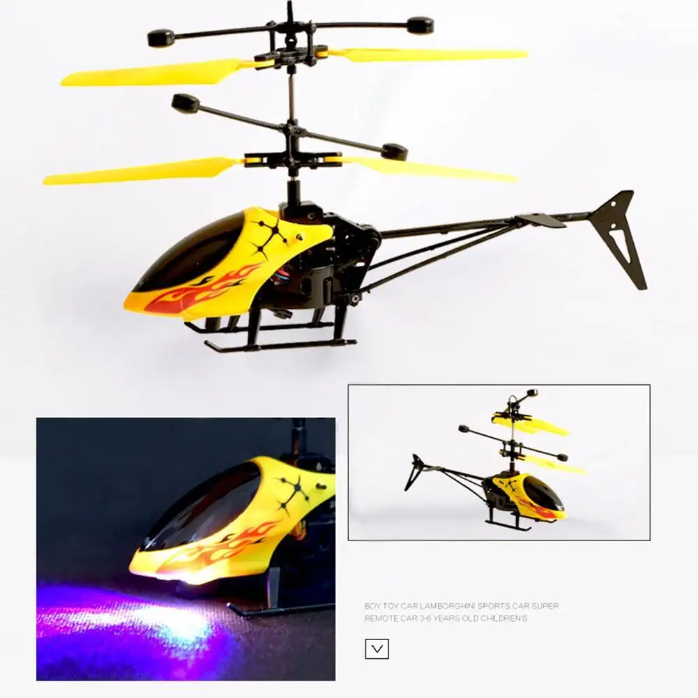 Mini Rechargeable Drone Toy, Induction Hovering Helicopter with Safe ...
