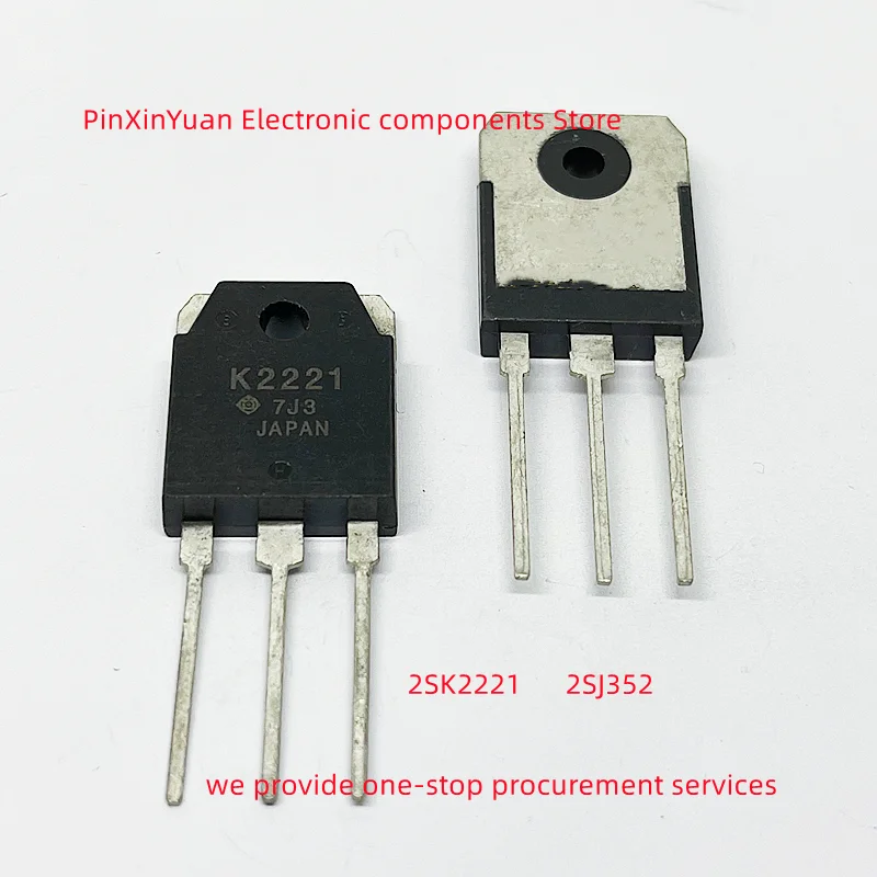 5PCS-LOT-New-2SK2221-2SJ352-K2221-J352-TO-3P-16A400V-Audio-power ...