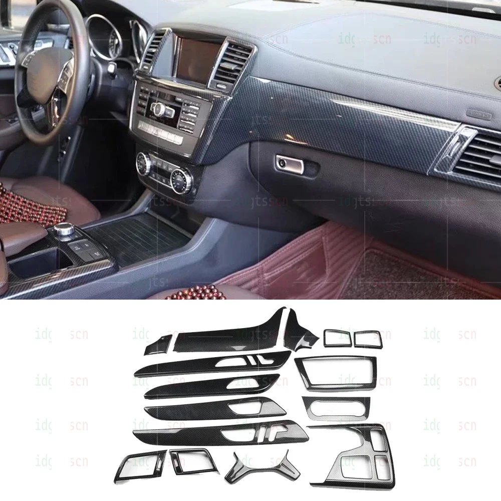 Car-Interior-Carbon-Fiber-Full-Set-Sticker-For-Mercedes-Benz-GL-X166-ML ...