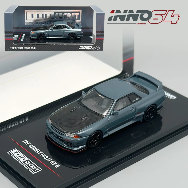INNO 1:64 トップシークレット R32 GTR ステルスグレー合金車モデル - AliExpress 26