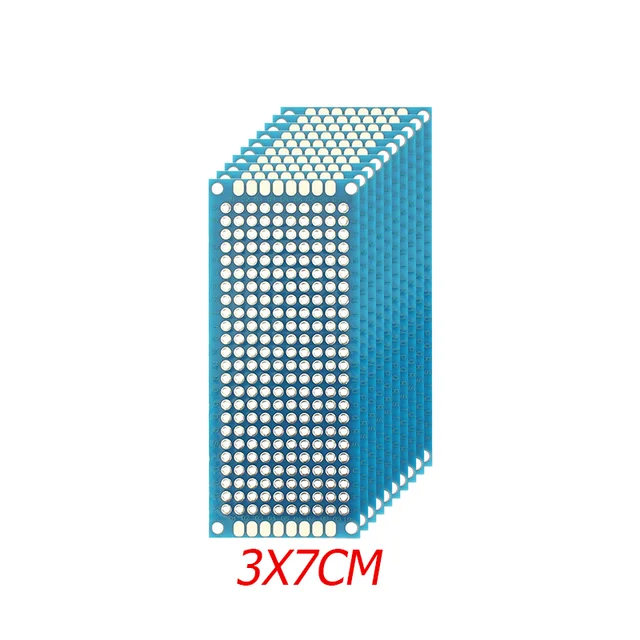 10PCS 3X7 4X6CM prototype pcb board Universal PCB Double Sided board ...