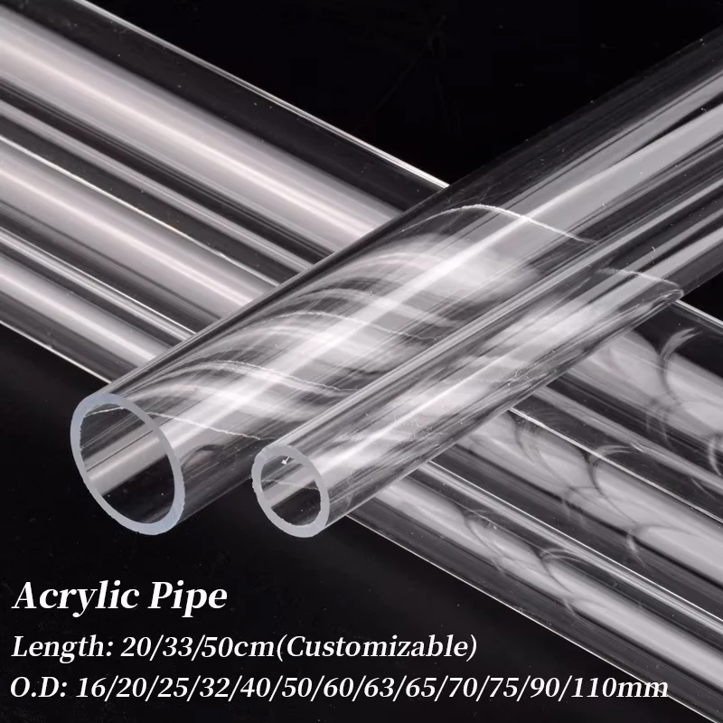 1Pc-O-D-16-110mm-Clear-Acrylic-Tube-Fish-Tank-Aquarium-Supplies ...