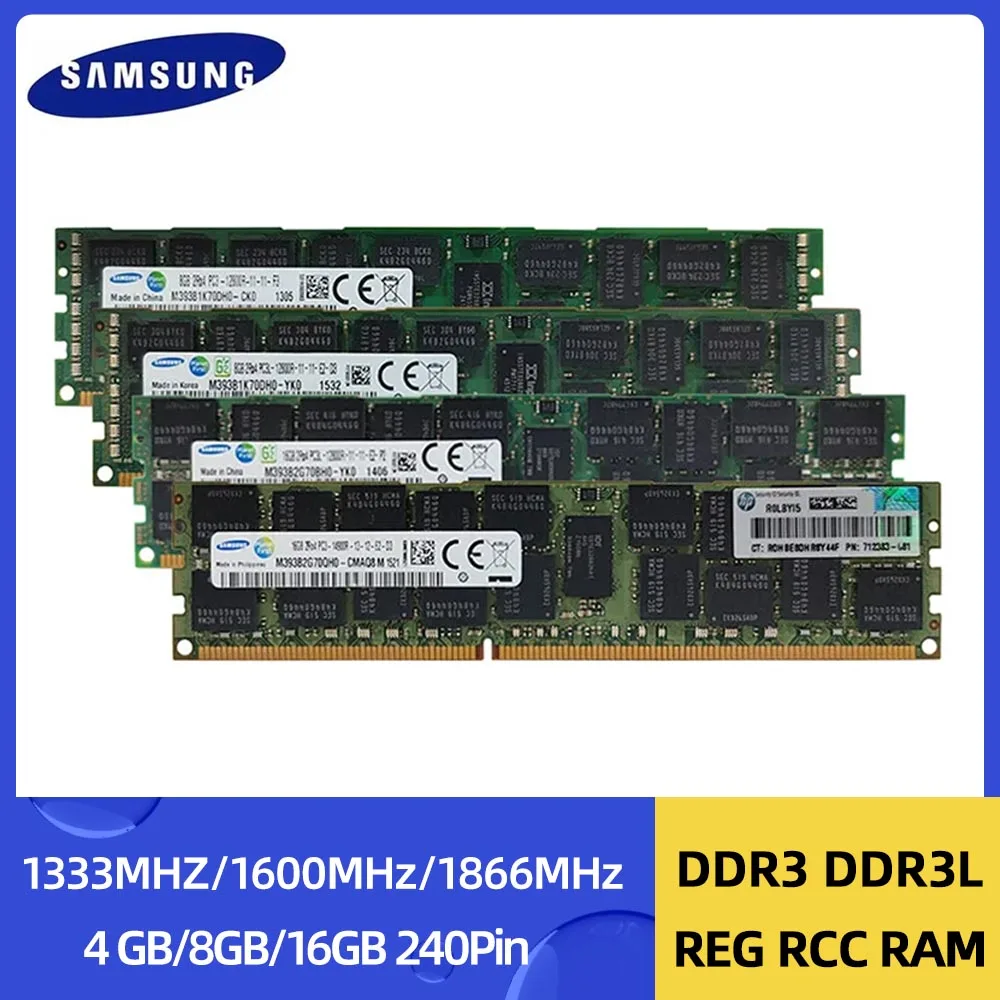Samsung-Server-Memoria-DDR3-DDR3L-16GB-8GB-4GB-RAM-1866-1600-1333MHz ...