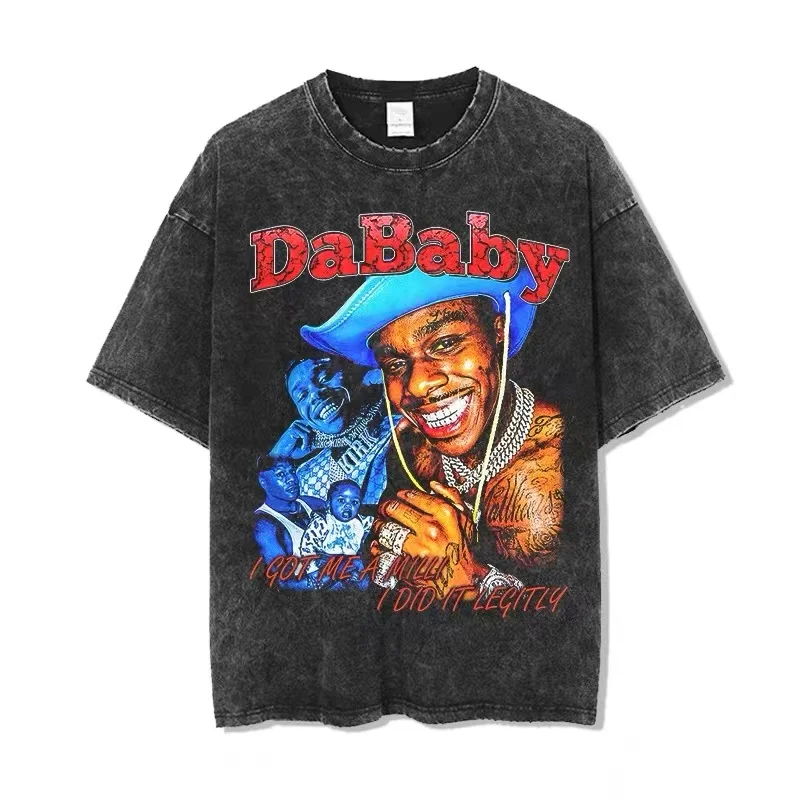 Vintage-WashedT-Shirts-Rapper-Graphic-Printed-T-Shirt-Men-Hip-Hop ...
