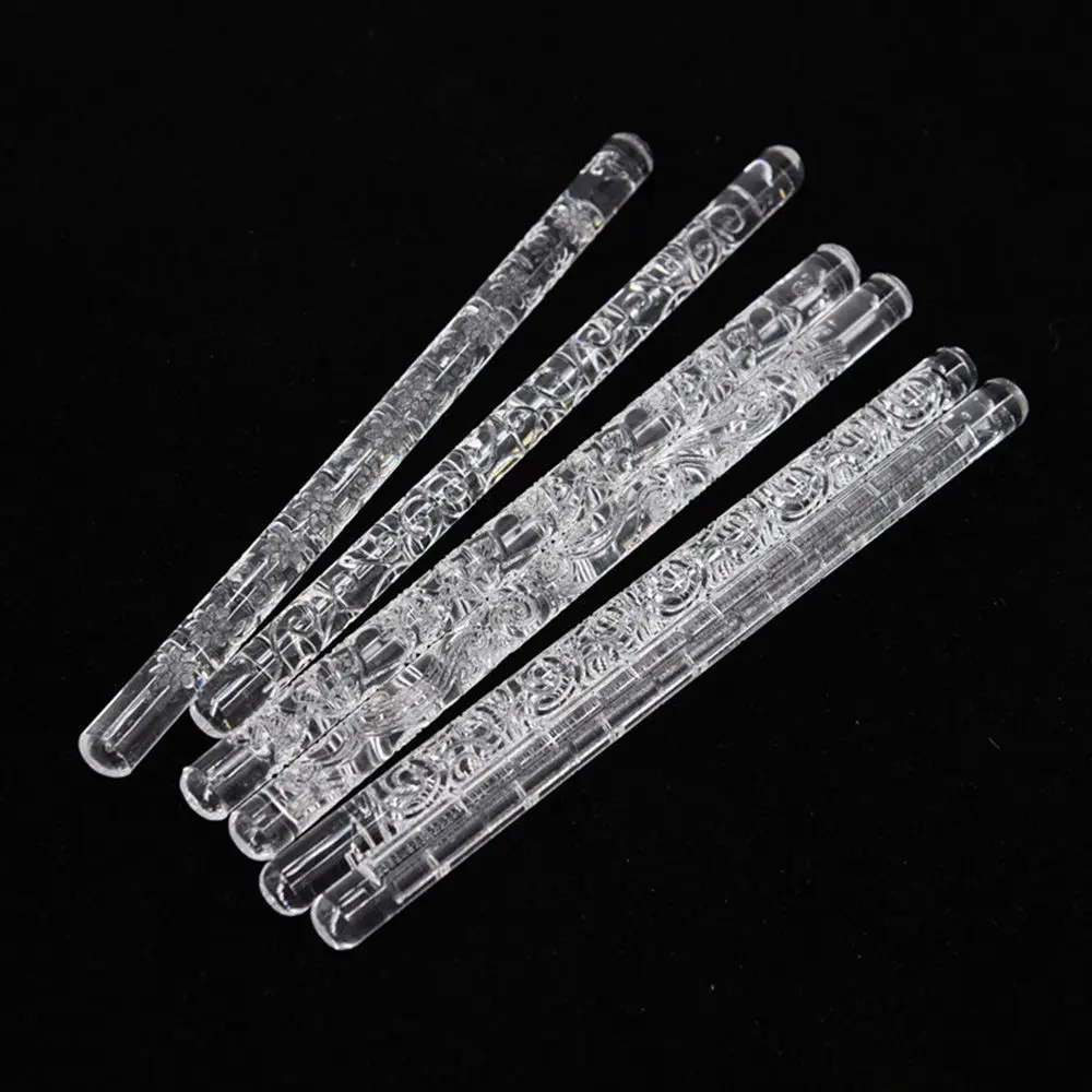 Wave Pattern Rolling Pin Polymer Clay Tools Transparent Acrylic ...