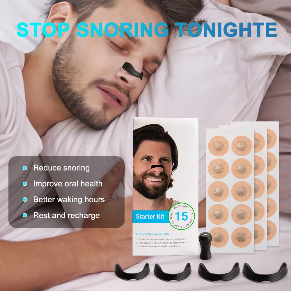 15Pairs-Magnetic-Nasal-Strips-Nasal-Breathing-Dilators-Kits-Increase ...