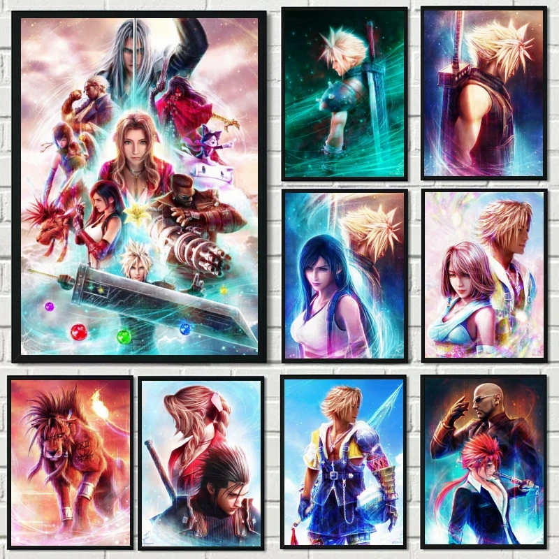 5D-DIY-Diamond-Embroidery-Final-Fantasy-Game-Diamond-Painting-Cross ...