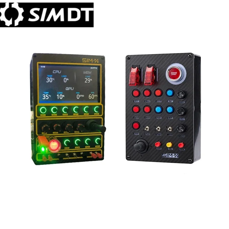 Simracing-Central-Control-Box-RGB-Colorful-Instrument-Fanatec-Logitech ...
