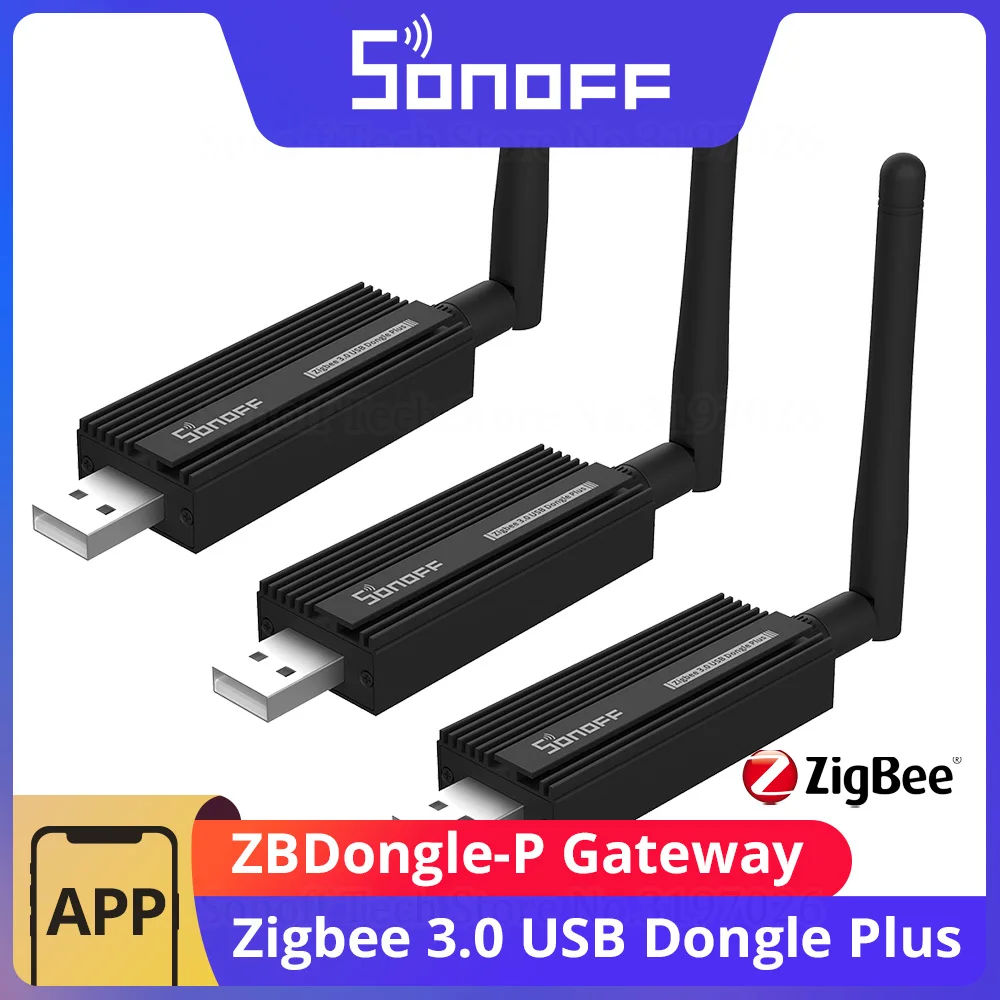 SONOFF-ZBDongle-P-Zigbee-3-0-USB-Dongle-Plus-Universal-Gateway-1-5PCS ...