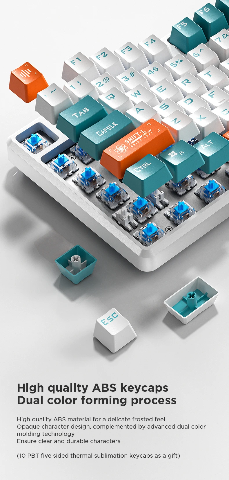 AULA F2088 PRO Dual Mode Knob Mechanical Keyboard | Unendingtech