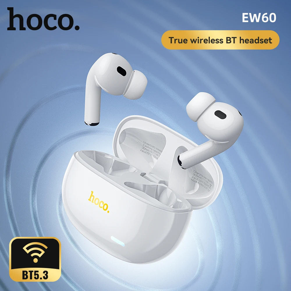 HOCO-EW60-True-Wireless-Bluetooth-Earphone-BT5-3-HeadphoneS-TWS-Earbuds ...